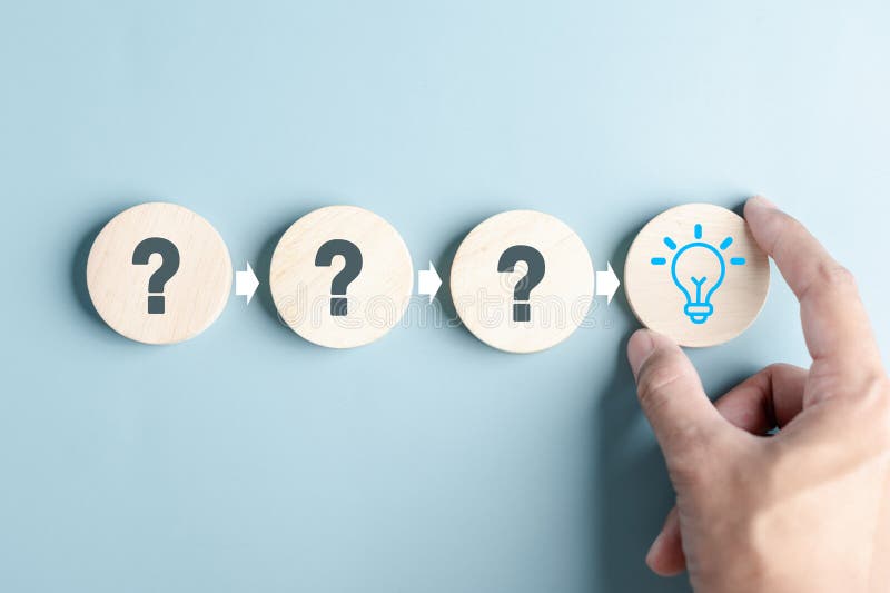 Light Bulb Which among Question Icon. Target Solution Target Stock ...