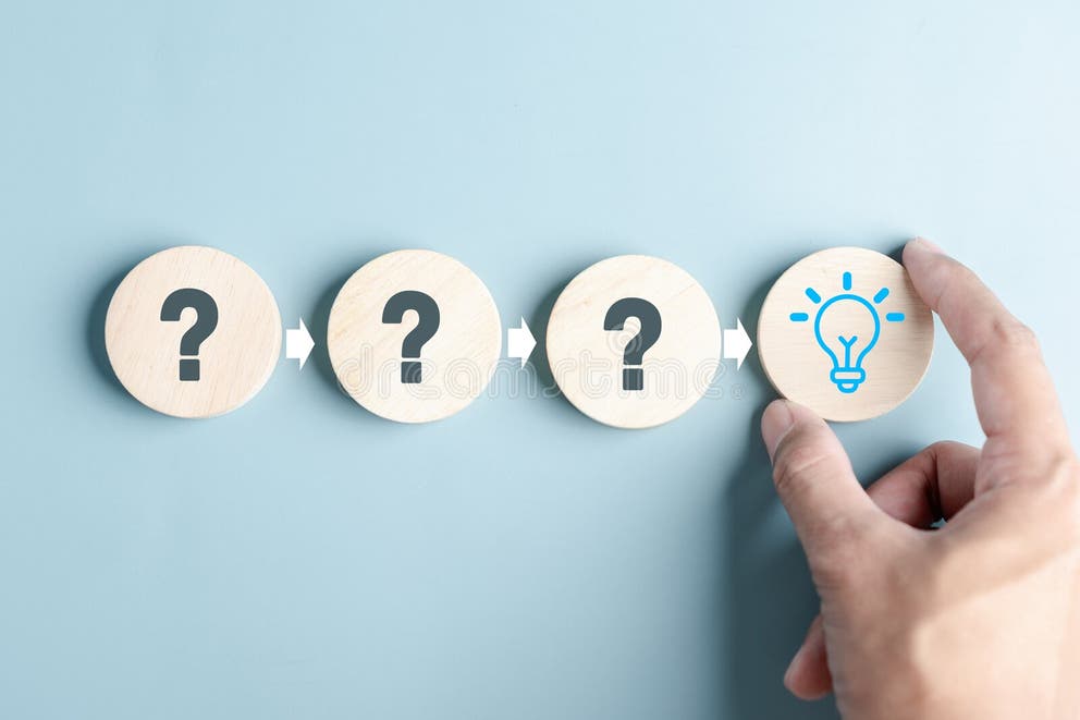 Light Bulb Which among Question Icon. Target Solution Target Stock ...