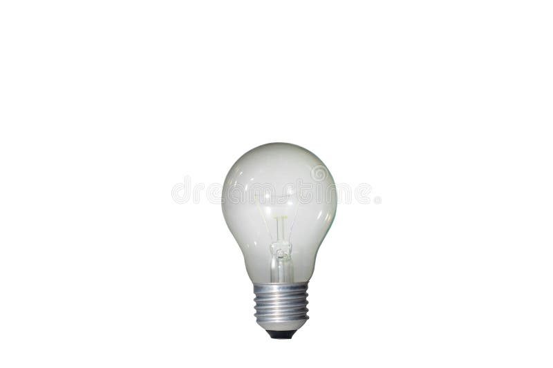 LED Bulb on White Background Stock Photo - Image of close, bright ...