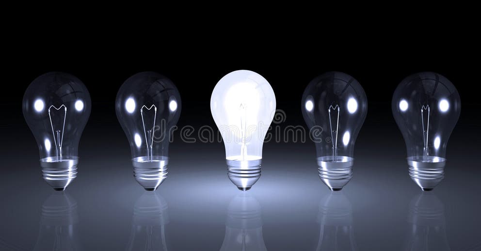 Lit Light Bulbs Stock Illustrations – 2,454 Lit Light Bulbs Stock ...