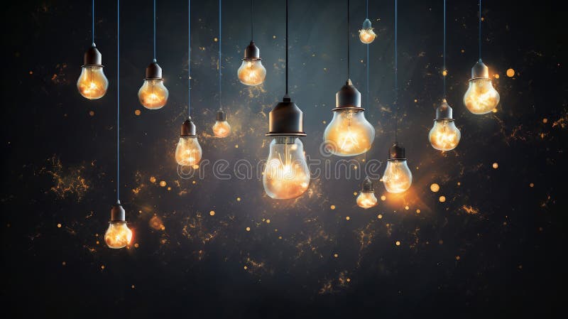 Light Bulbs As Many As Ideas Stock Photo - Image of lightbulb, product ...
