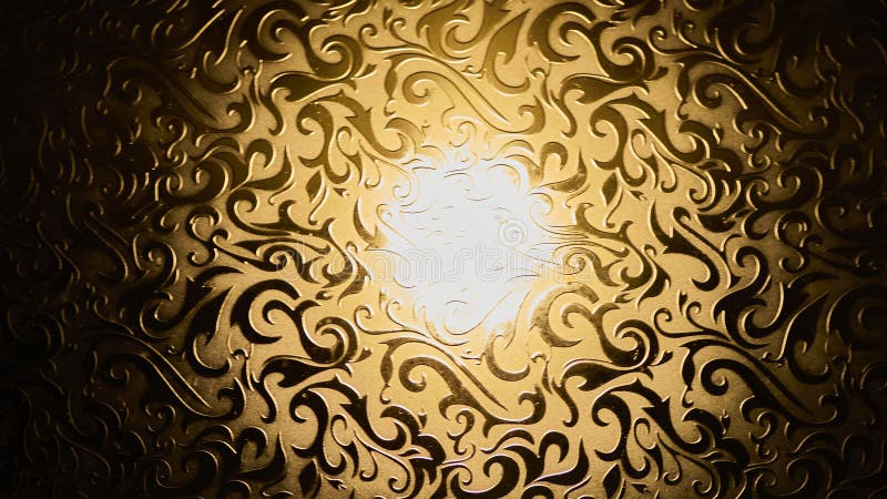 Light Light Bulbs from Behind the Glass with a Pattern. Low Light ...