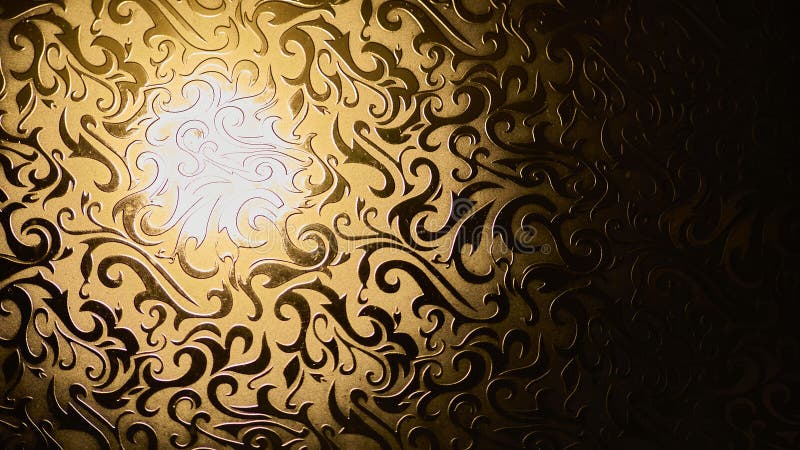 Light Light Bulbs from Behind the Glass with a Pattern. Low Light ...