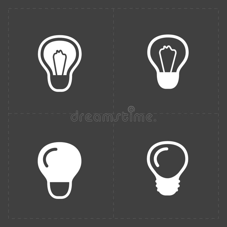 Light bulbs. Bulb icon set stock vector. Illustration of design - 93113728