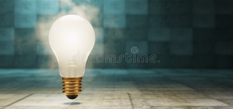 Light Bulbs Concept, New Ideas Ideas with Innovative Technology and ...