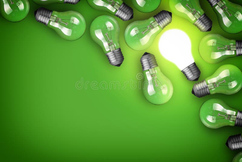 Evolution of light bulbs stock image. Image of idea, fuel - 37087323