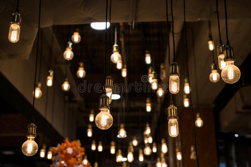 Light bulbs interior stock image. Image of socket, antique - 96264347