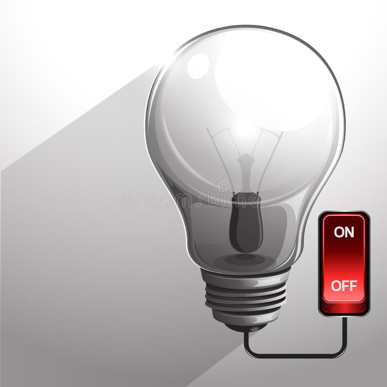 Light bulbs stock vector. Illustration of bulbs, switch - 157159670