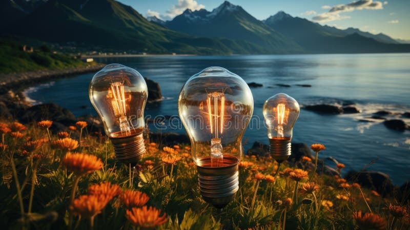 Light Bulbs Sea Stock Illustrations – 417 Light Bulbs Sea Stock ...