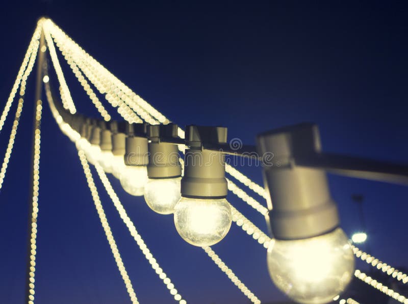 Light bulbs in a row stock image. Image of bulb, white - 189133309