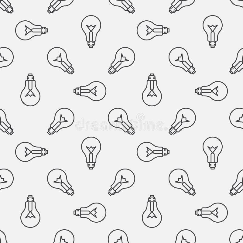 Light Bulbs Seamless Texture Stock Illustrations – 514 Light Bulbs ...