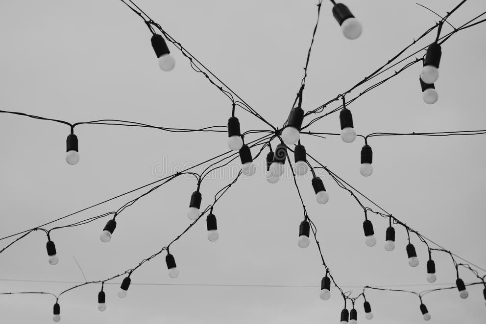 Light bulbs wire stock photo. Image of technology, house - 128791444