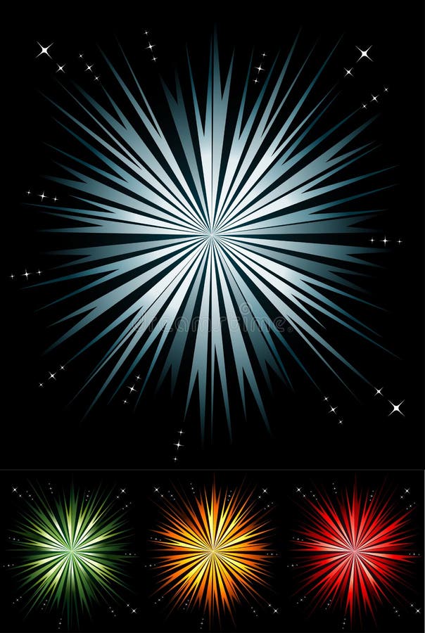 Light Burst Set stock illustration. Illustration of collection - 20502245