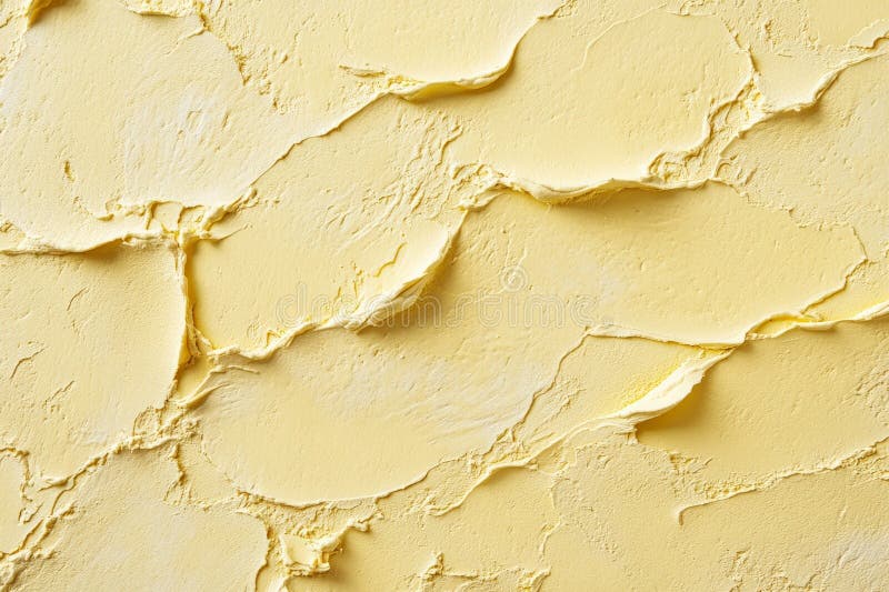 A Light Butter-yellow Surface with a Fine, Sandy Texture. the Warm ...