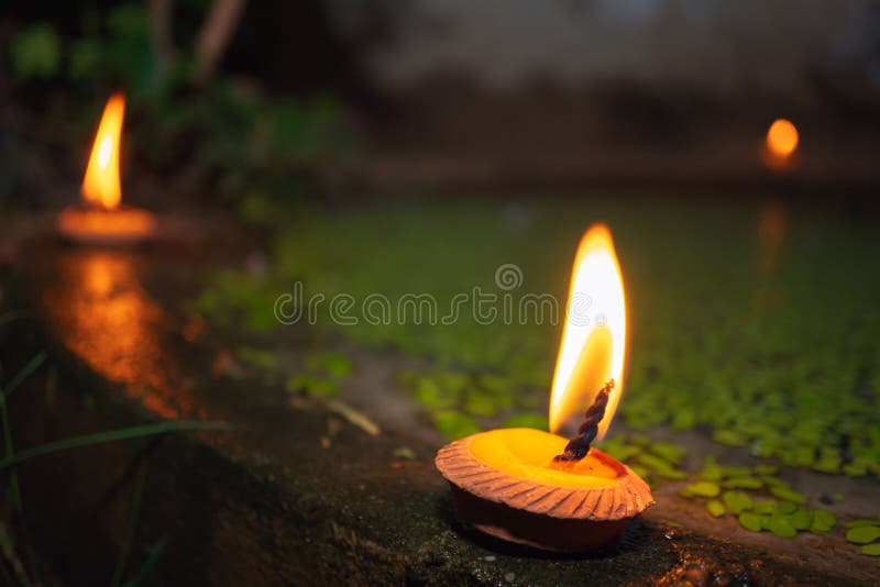 The Light of the Candle. the Light of the Candle Made it More Visible ...