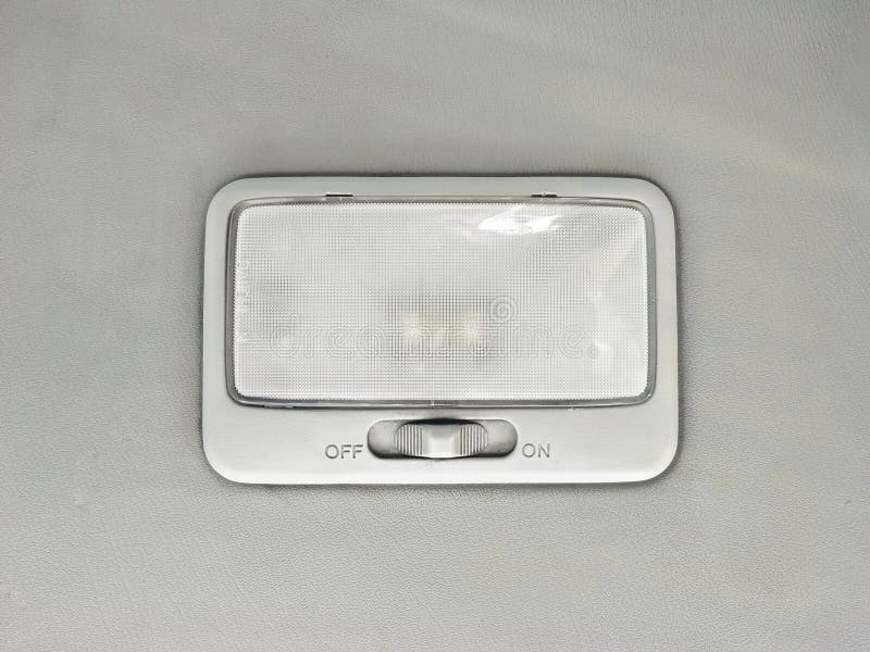 Light at car roof stock image. Image of grey, switch - 106452181