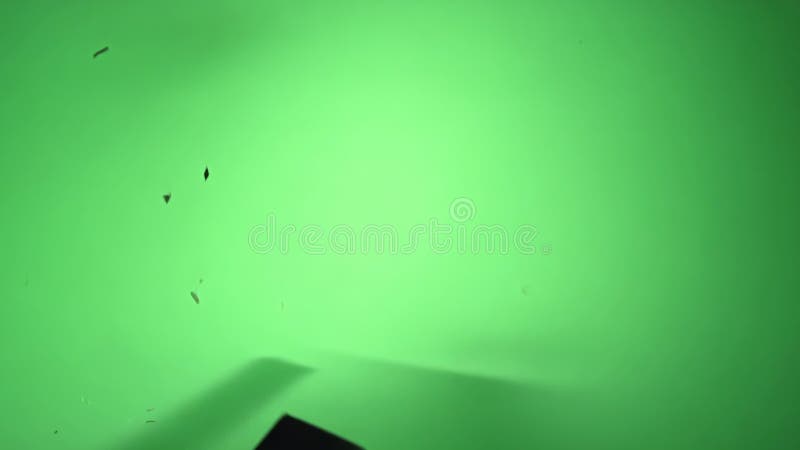 The Light Casts Interesting Shadows on the Green Background Enhancing ...