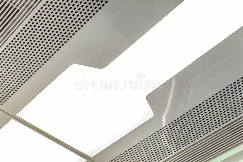 Ceiling Lamps in Modern Subway Train Stock Photo - Image of transport ...