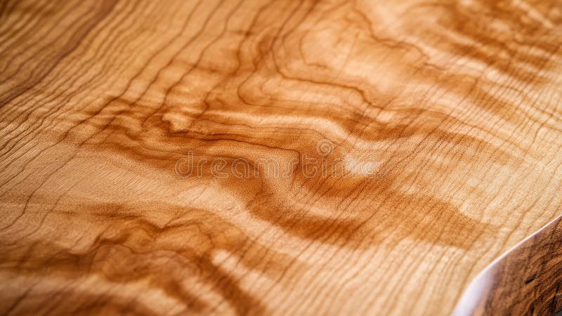Light Cherry Wood with a Polished Finish and Fine, Subtle Grain ...