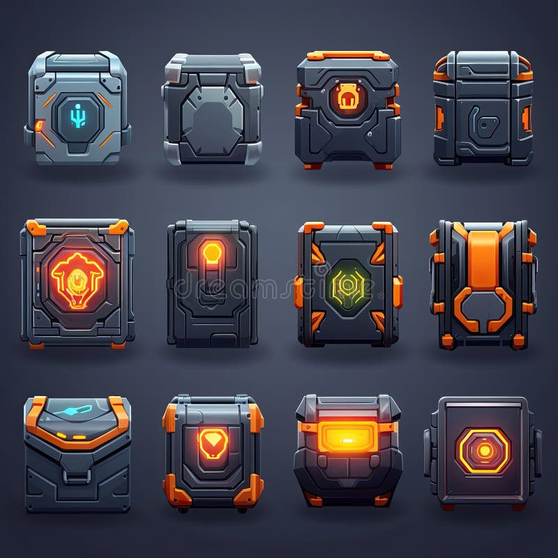 Light Chest Futuristic Game Ai Generated Stock Photo - Image of reward ...