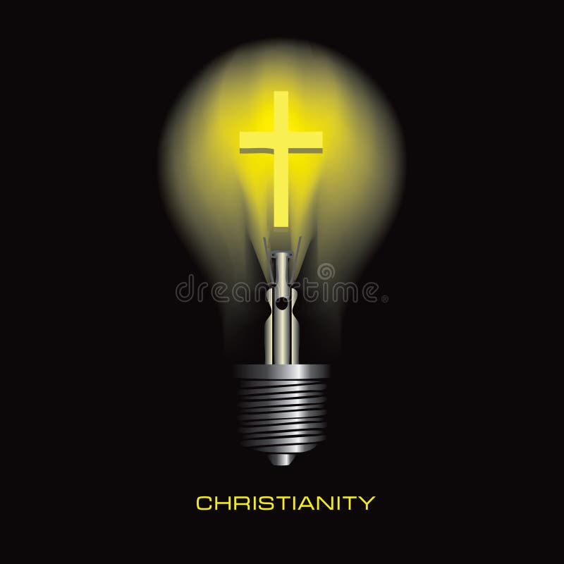 Light of christianity stock vector. Illustration of fitting - 185101751