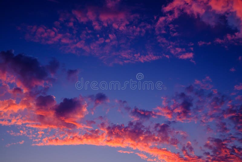 Cirrus Clouds Sunset
