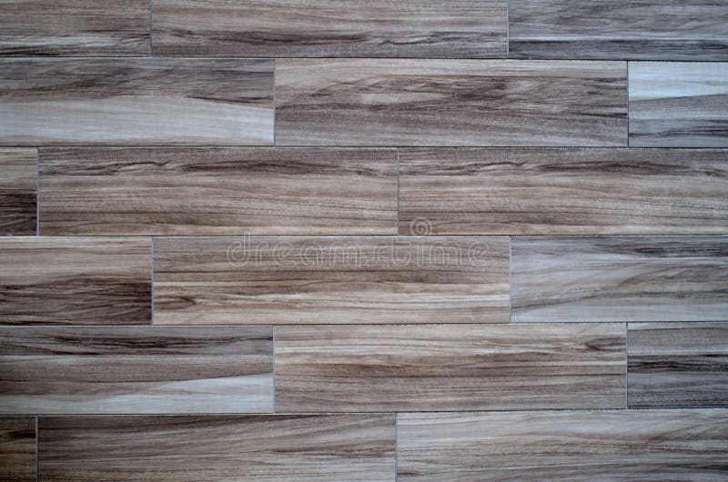 Light Cladding Tiles Imitating Wood on Wall Close Stock Image - Image ...