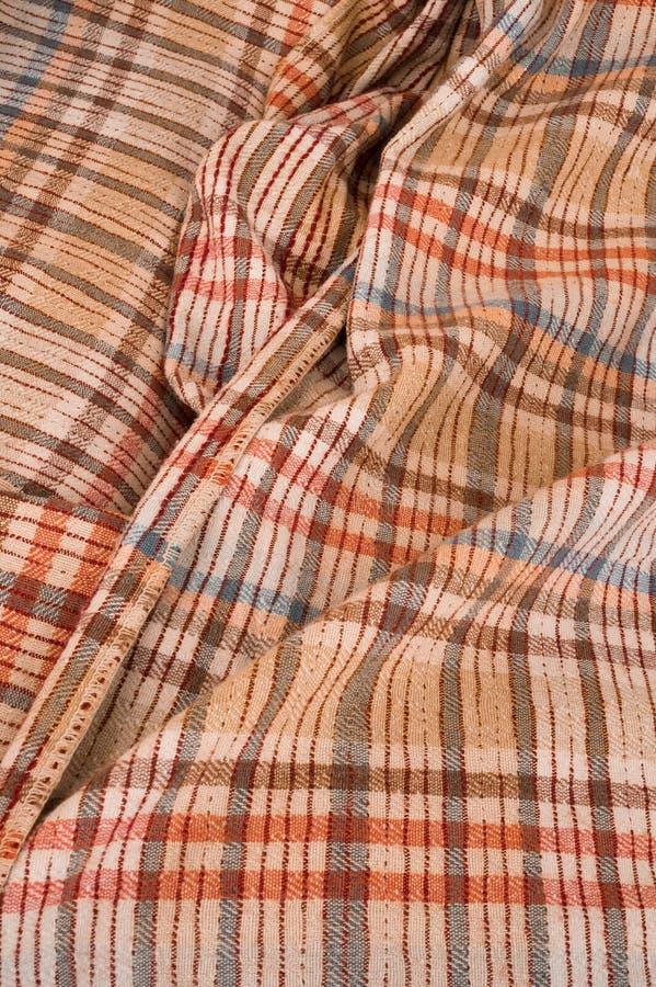 Chequered Checked Fabric Dress Material Cloth Texture Pattern. Stock ...