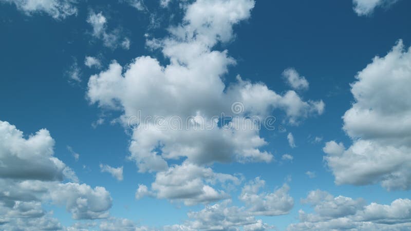 Light Cloudiness on a Sky Background. White Fluffy Clouds in Blue Sky ...