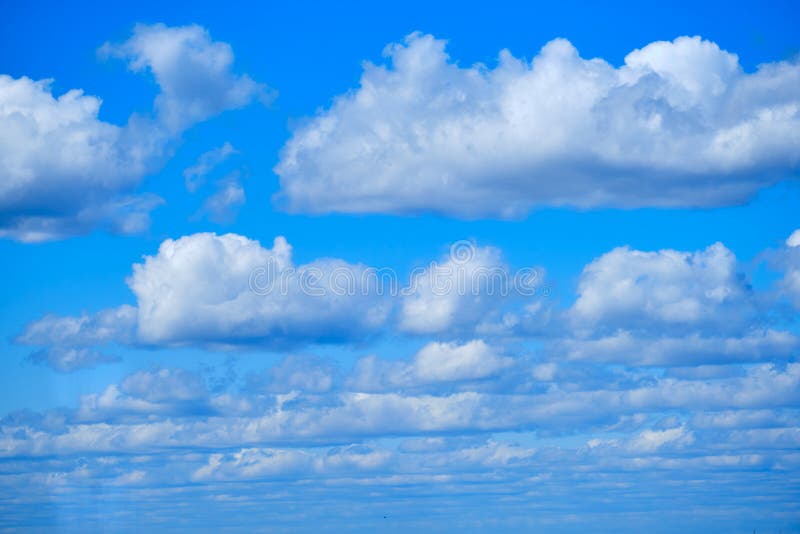 Light Clouds on a Blue Calm Sky, Background Stock Photo - Image of ...