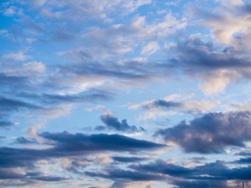 Light Clouds Scattered stock image. Image of clouds, moody - 83251149