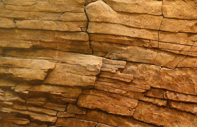 Light Coarse Natural Rock Stone Background. Mining Cliff Rough Front ...