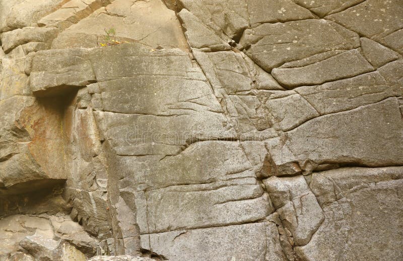 Light Coarse Natural Rock Stone Background. Mining Cliff Rough Front ...