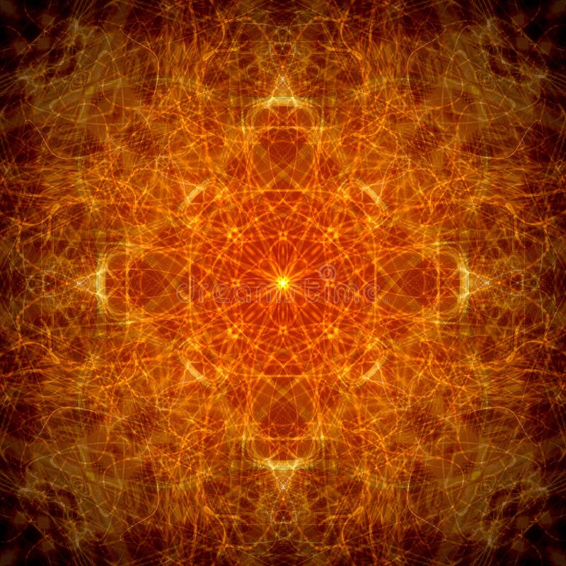 Light Code of Soul Mandala Light Best Harmony Healing Flower Symmetry Flower Stock Illustration ...