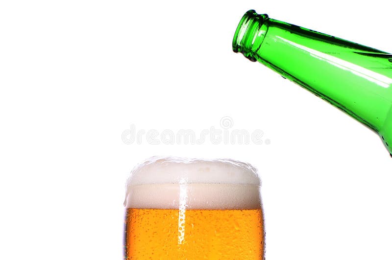 Light cold beer stock photo. Image of full, pint, alcohol - 70567980