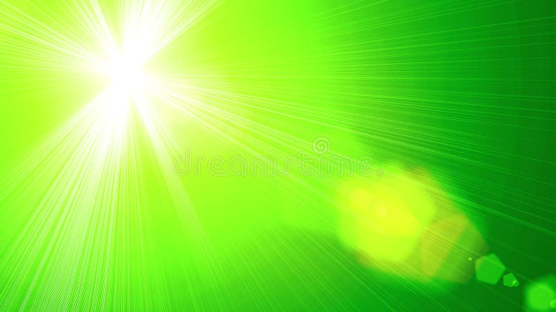 Light Rays Animation Loop Light Green Left Corner Stock Video - Video ...