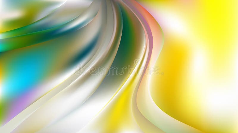 Light Color Abstract Wavy Background Vector Graphic Stock Vector ...