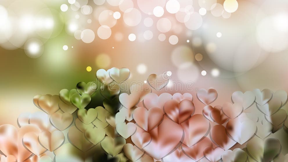 Light Color Heart Background Vector Graphic Stock Vector - Illustration ...