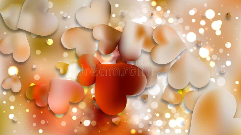 Light Color Heart Wallpaper Background Illustration Stock Vector ...