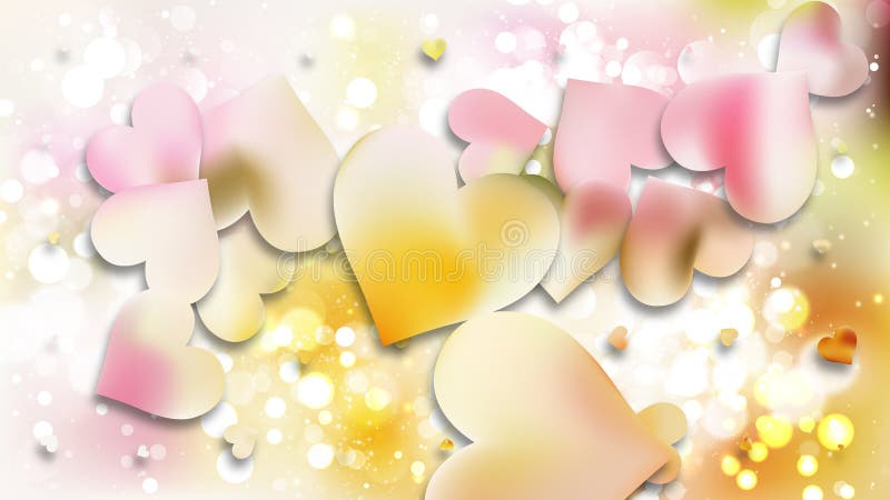 Light Color Heart Wallpaper Background Vector Illustration Stock Vector ...
