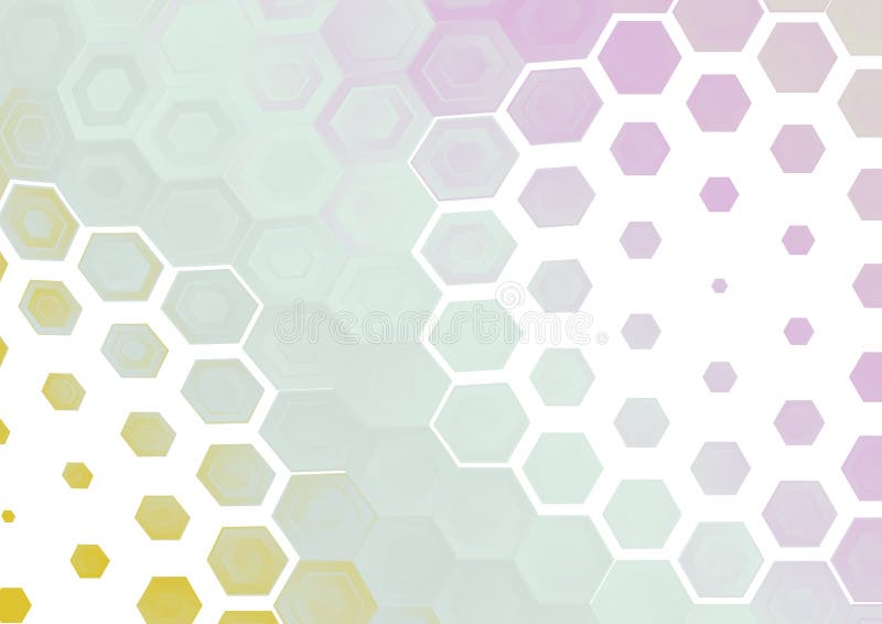 Light Color Hexagon Shape Background Stock Vector - Illustration of ...