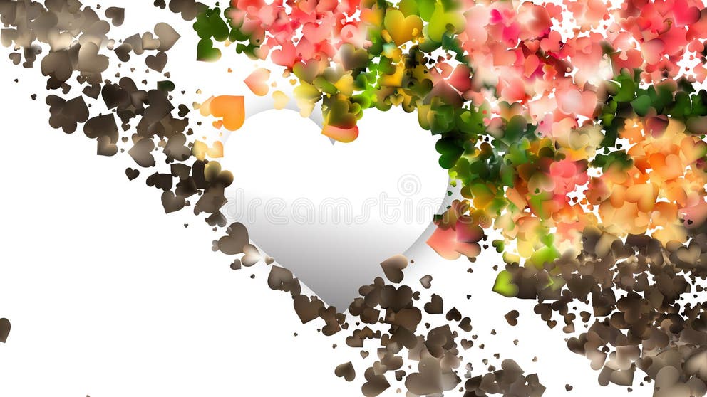 Light Color Love Background Stock Vector - Illustration of amour, heart ...
