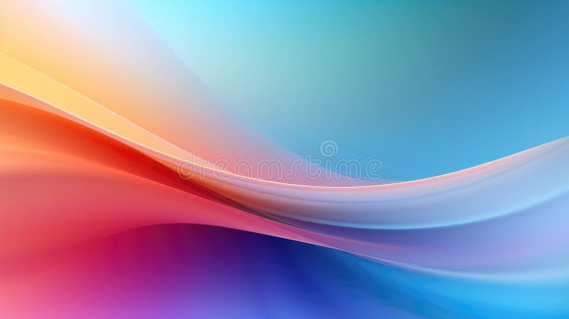 Light Color Rainbow Gradient Background Stock Illustration ...