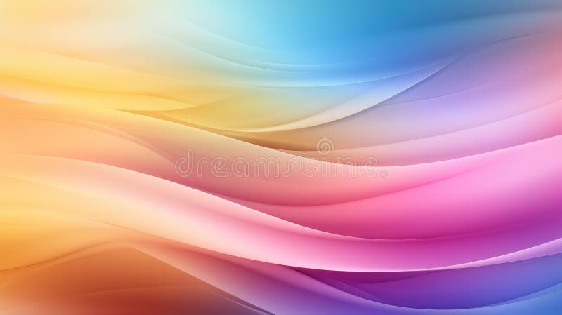 Light Color Rainbow Gradient Background Stock Illustration ...