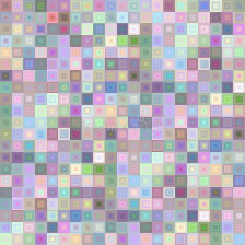 Light Color Square Mosaic Background Design Stock Vector - Illustration ...