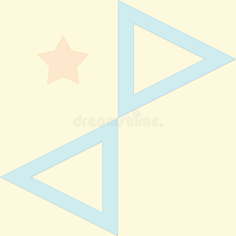 Light Color Triangle Shape Seamless Stock Illustration - Illustration ...