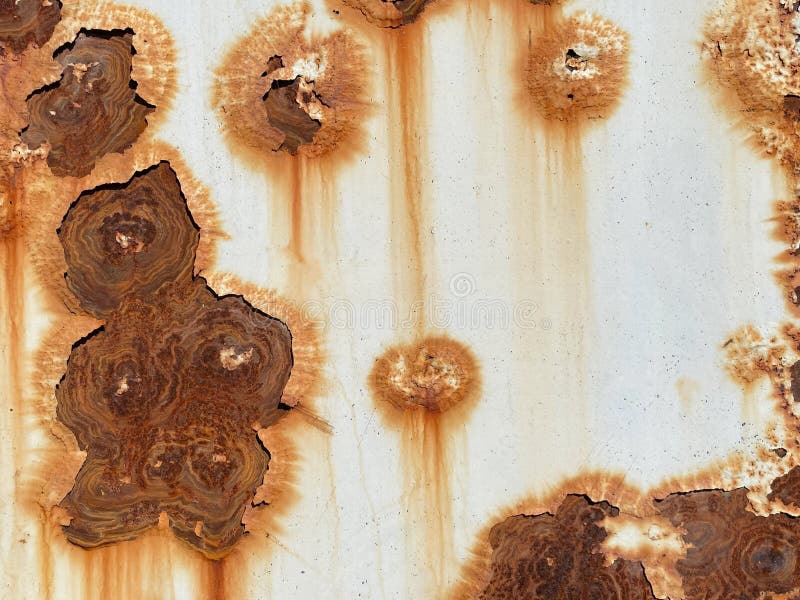 Wall with Rust, Texture, Design, Material Stock Photo - Image of retro ...
