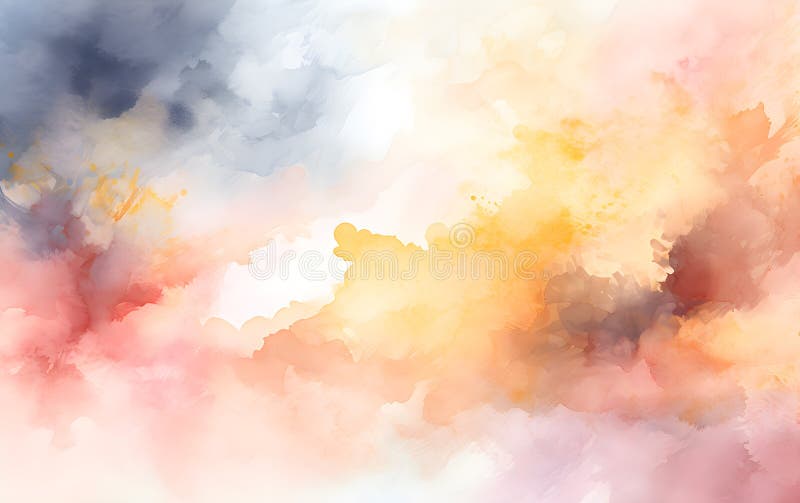 Light Colored Background. Watercolor Wallpaper Stock Illustration ...