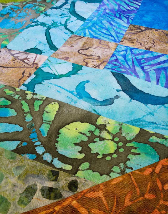 Light Colored Fabric Blocks Stock Photo - Image of orange, pattered ...