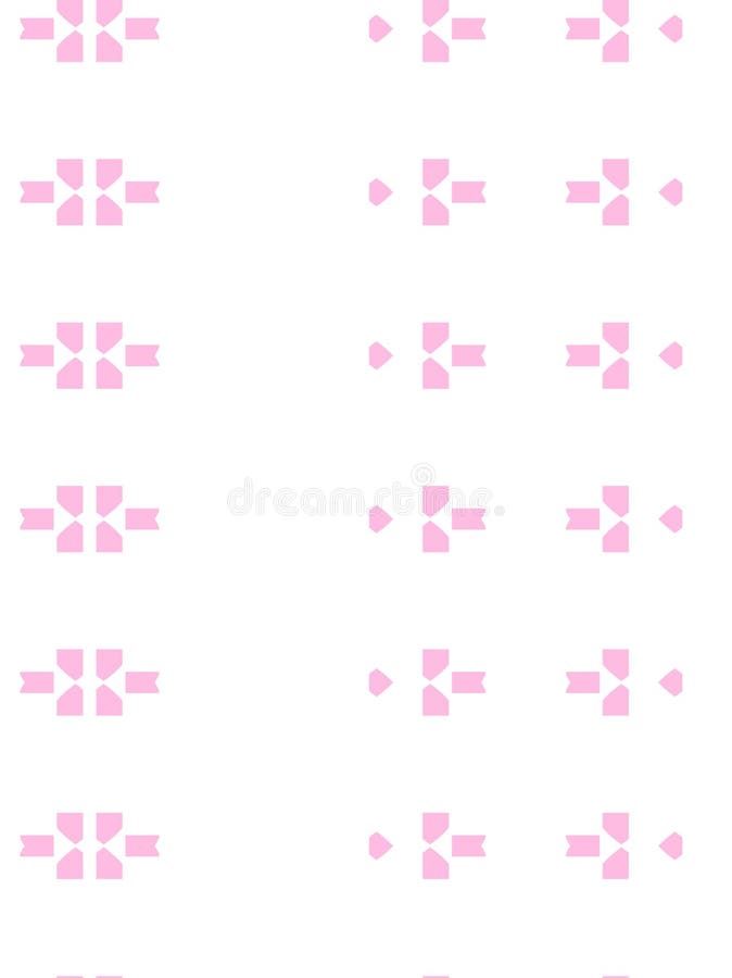 A pink elements in pattern stock illustration. Illustration of pattern ...